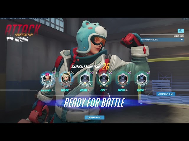 OverWatch - ลงแรงค์ Season 32 (Open Queue) (19/01/65)