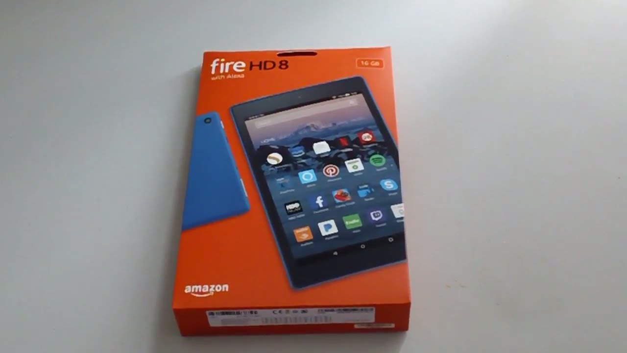 Amazon Fire HD 8 7th Generation Unboxing - YouTube