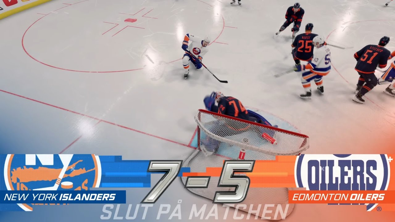 GAME 7 | NY Islanders 7-5 Edmonton Oilers | NHL 25 - YouTube