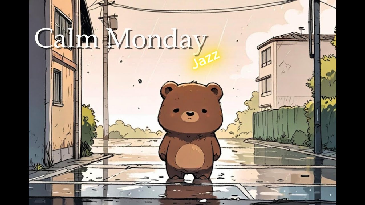 🧸 Calm Monday 1 hour | relaxing day jazz music - cafe song ☕ - YouTube