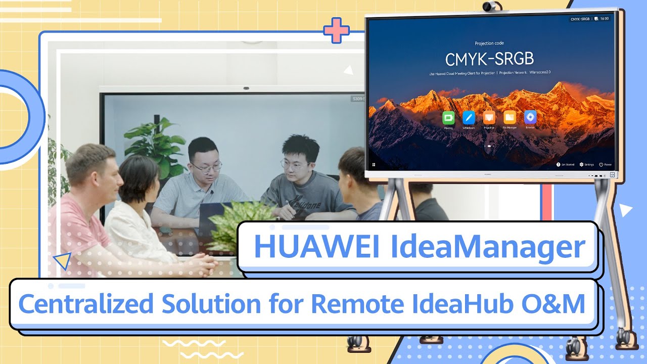 HUAWEI IdeaManager - Centralized Solution for Remote IdeaHub O&M - YouTube