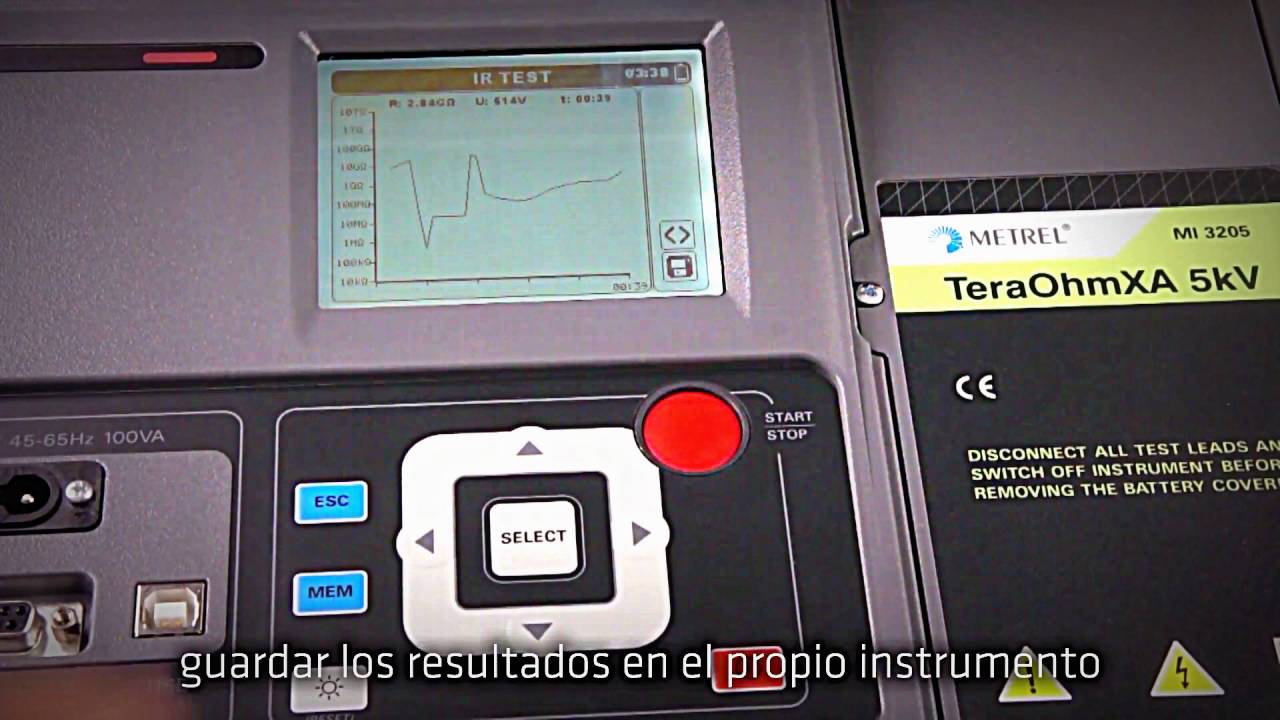 Metrel MI 3205 TERAOHMXA 5KV (parte 1) - YouTube