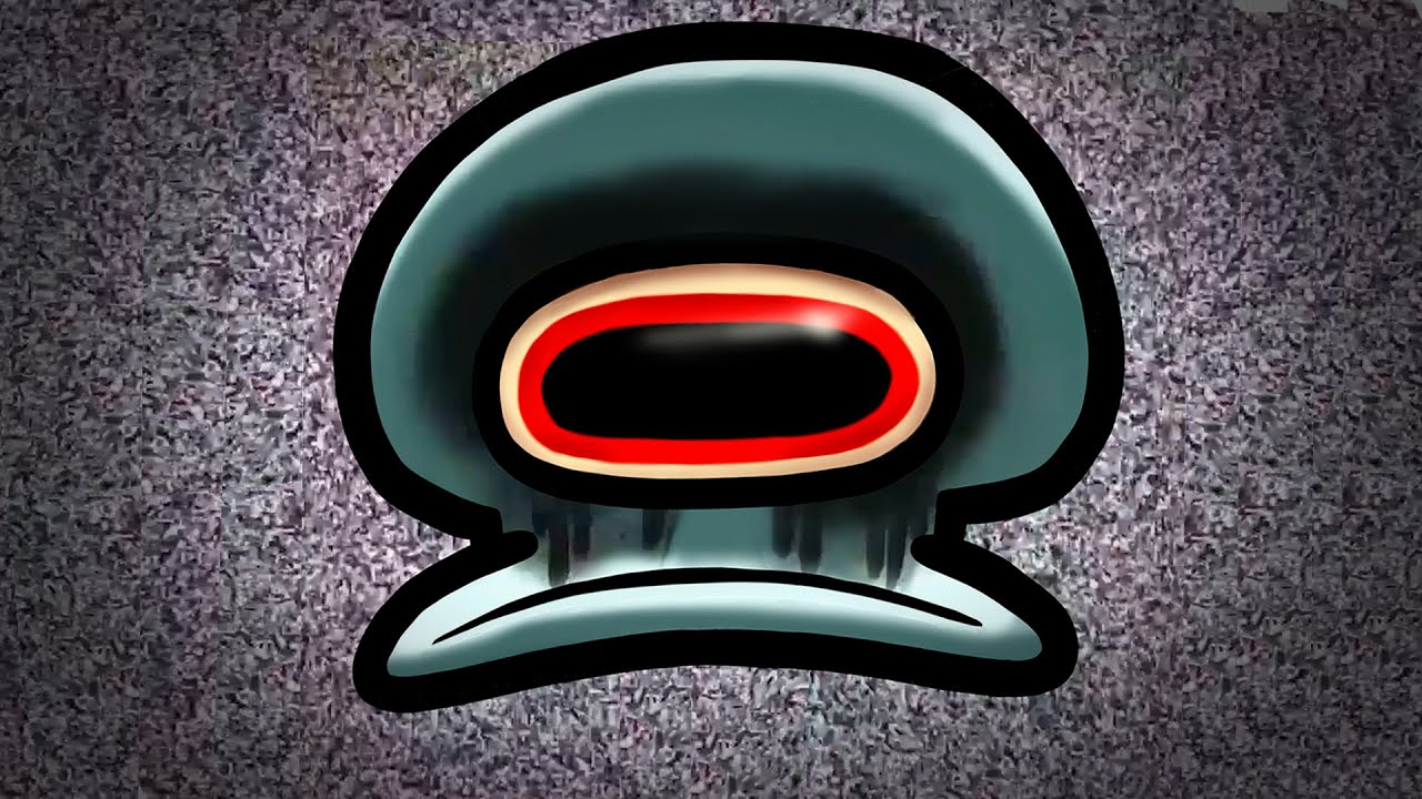 SpongeBob In Among Us: SpongeBob Red Mist Squidward Reference - YouTube
