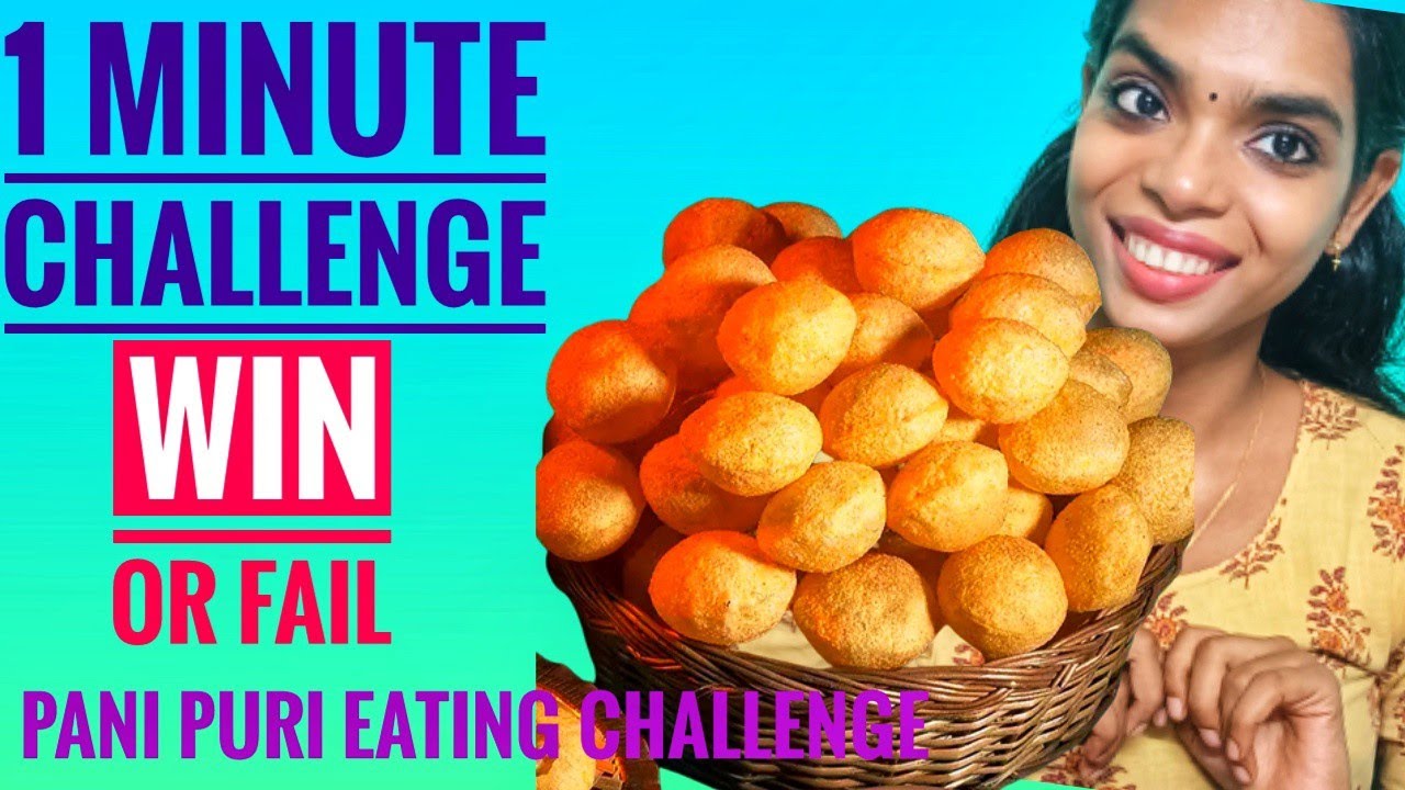 നിങ്ങൾ തന്നെ പറയൂ📢📢WIN OR FAIL🤜🤛1 MINUTE CHALLENGE 🤜🤛PANI PURI EATING ...