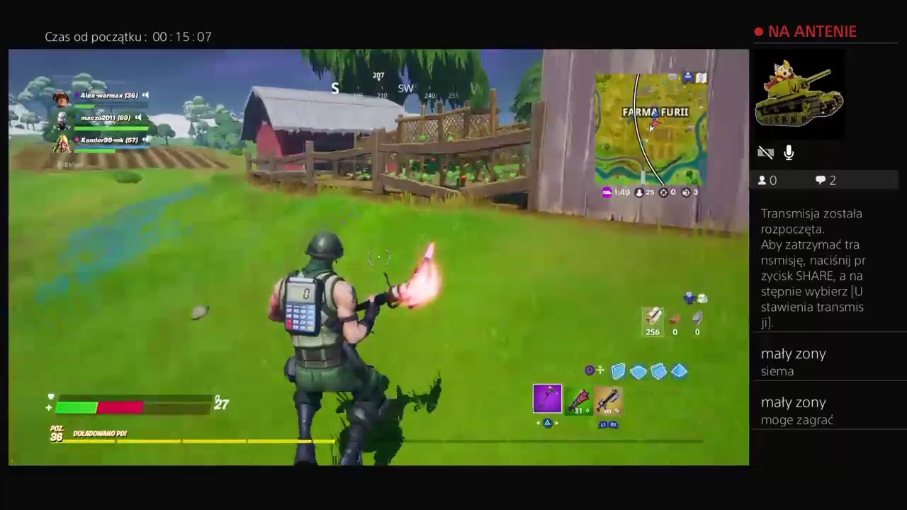 Fortnite [fortnite pan klocek ]LIVE - YouTube