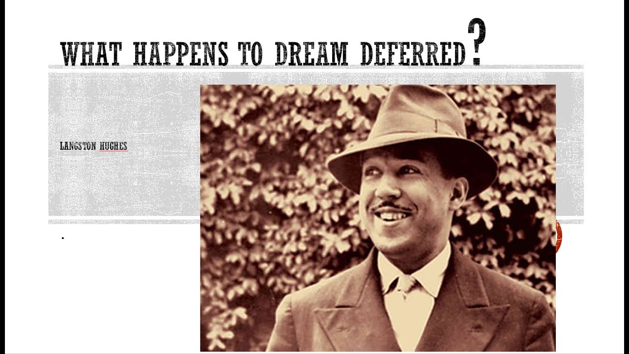 #What happens to dream deferred #Harlem #BA3rdyear #poetry # ...