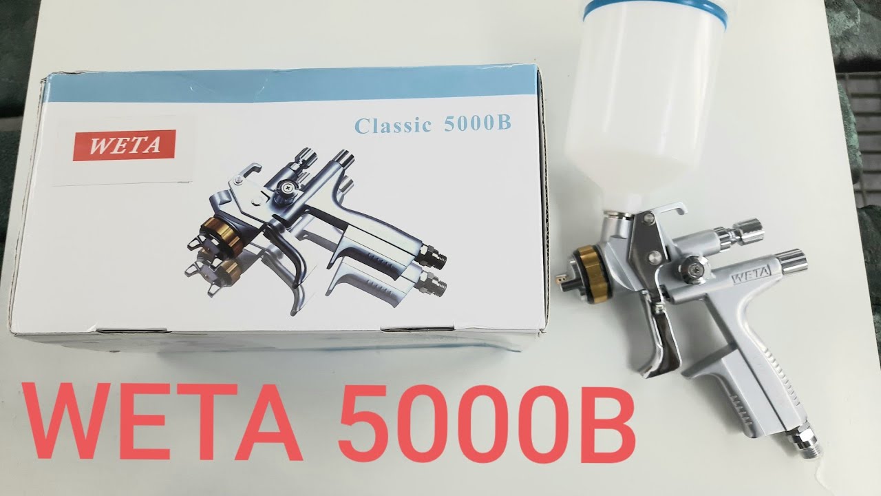 Spray gun WETA 5000B not SATA Unboxing_Review #wetaspraygun - YouTube