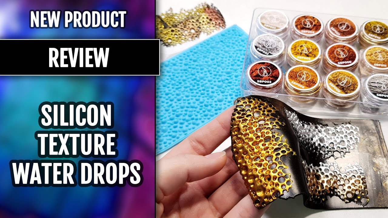 Quick Review: New handmade Silicon texture - Water Drops - YouTube