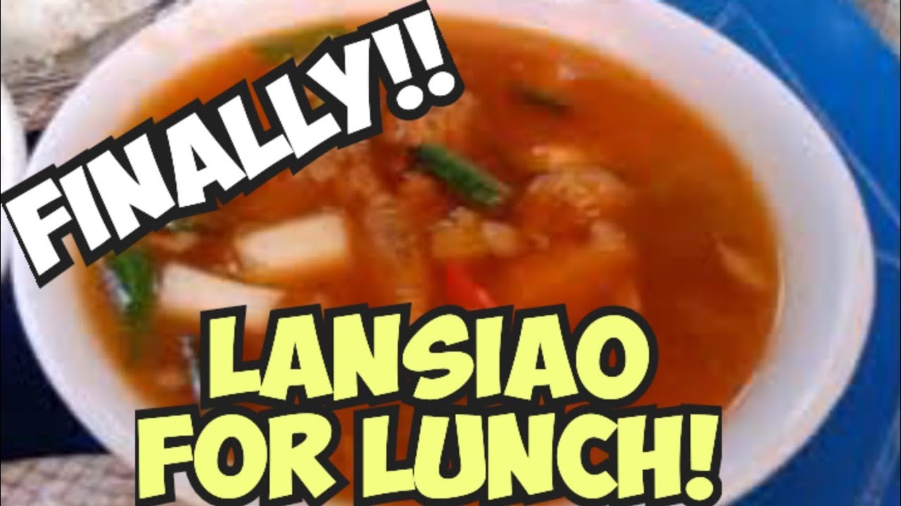 Finally... Lansiao dish for lunch || @rsltraveller #soupno5 # ...