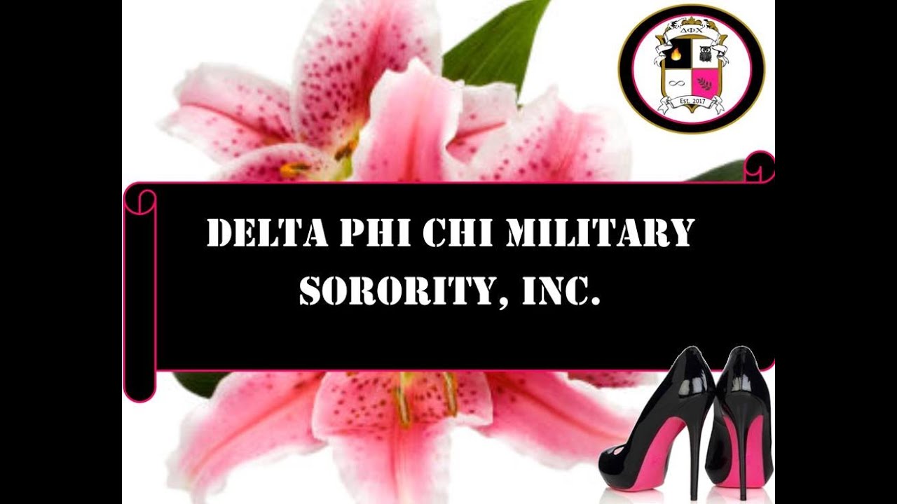 Delta Phi Chi Military Sorority, INC. - YouTube