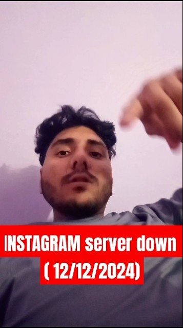 Instagram server down 12/12/2024 #instagram #serverdown #information ...
