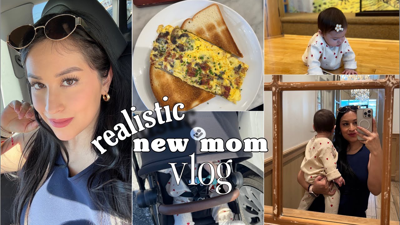 a REALISTIC day in the life of a new mom 👩🏻 - YouTube