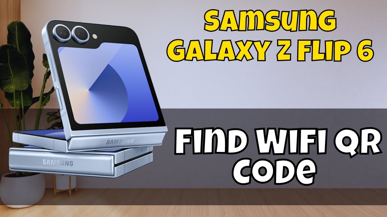 How to Find Wifi QR Code Samsung Galaxy Z Flip 6 - YouTube
