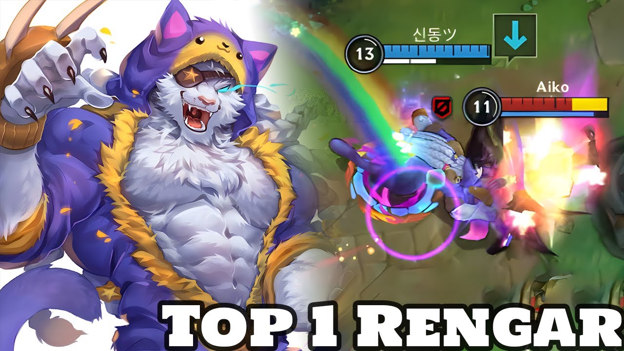 Wild Rift Rengar - Top 1 Rengar Gameplay Rank Challenger - YouTube