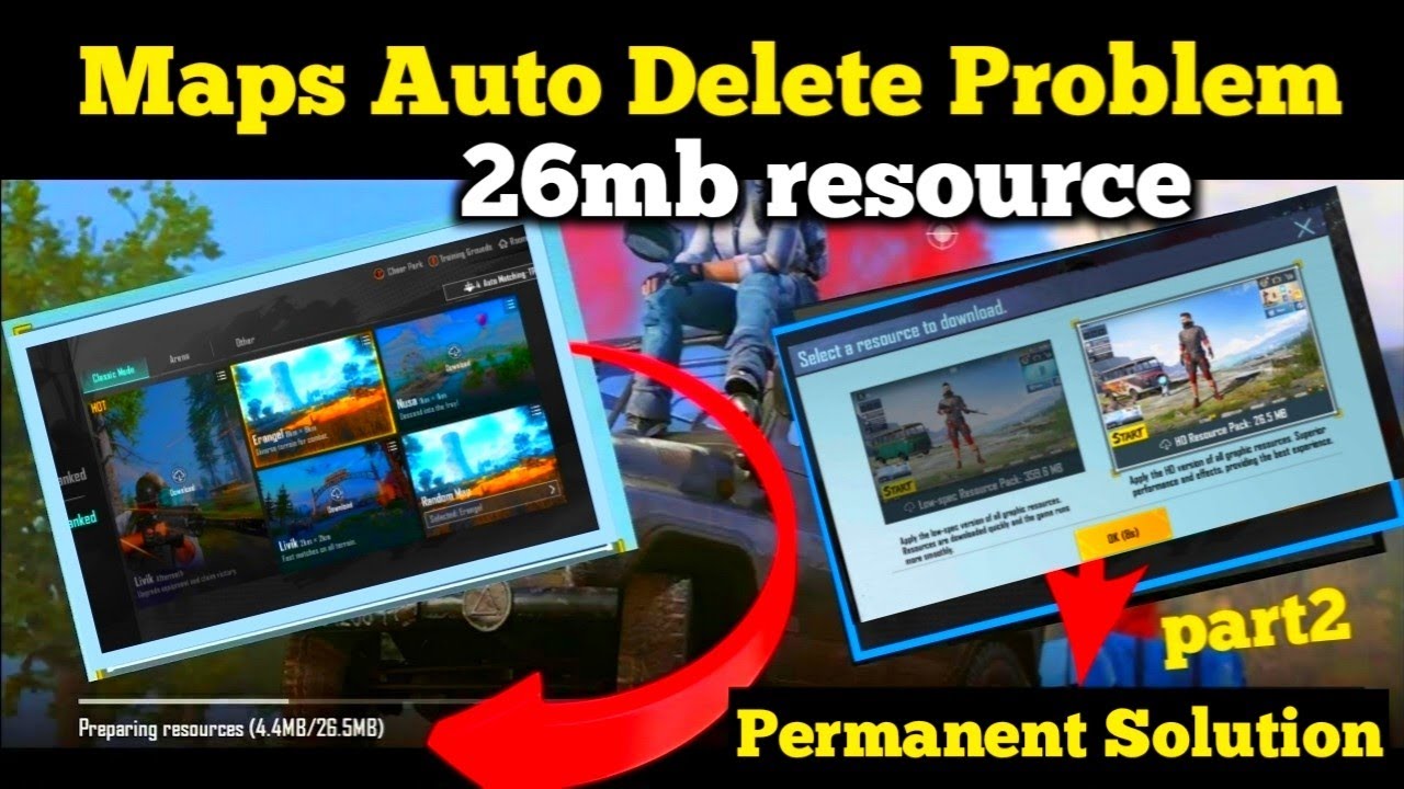 Finally Bgmi 26mb resource and maps auto delete problem solve permanent | Maps auto delete ...