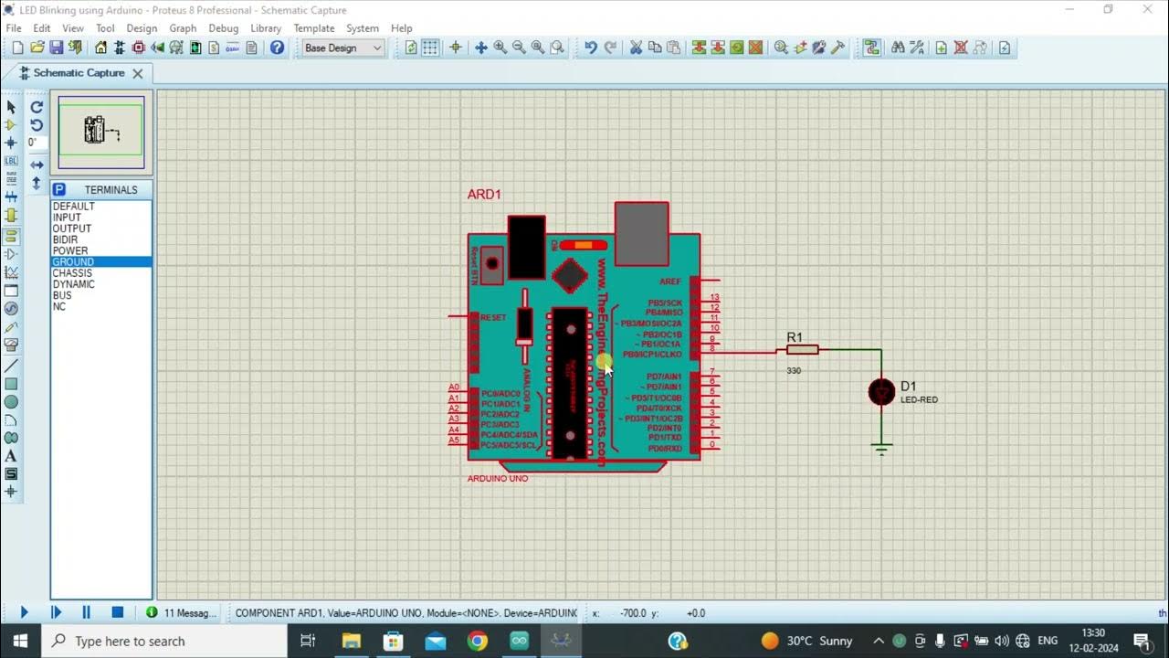 LED Blinking using Arduino Uno - YouTube