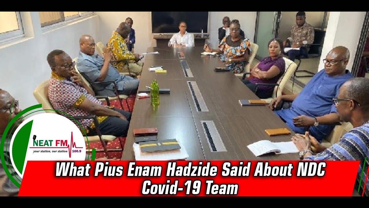 What Pius Enam Hadzide Said About NDC Covid-19 Team - YouTube