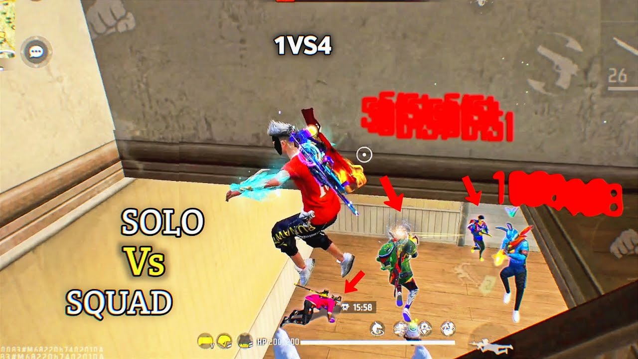 PRO PLAYER LOBBY 1 Vs 4 Full Map Gameplay - YouTube