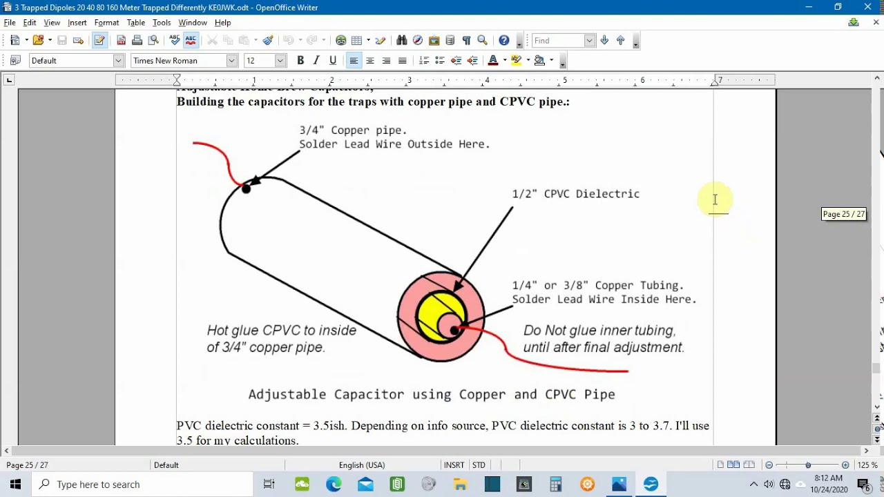 20, 40, 75/80, & 160 Meter Trapped Dipole #2 - YouTube