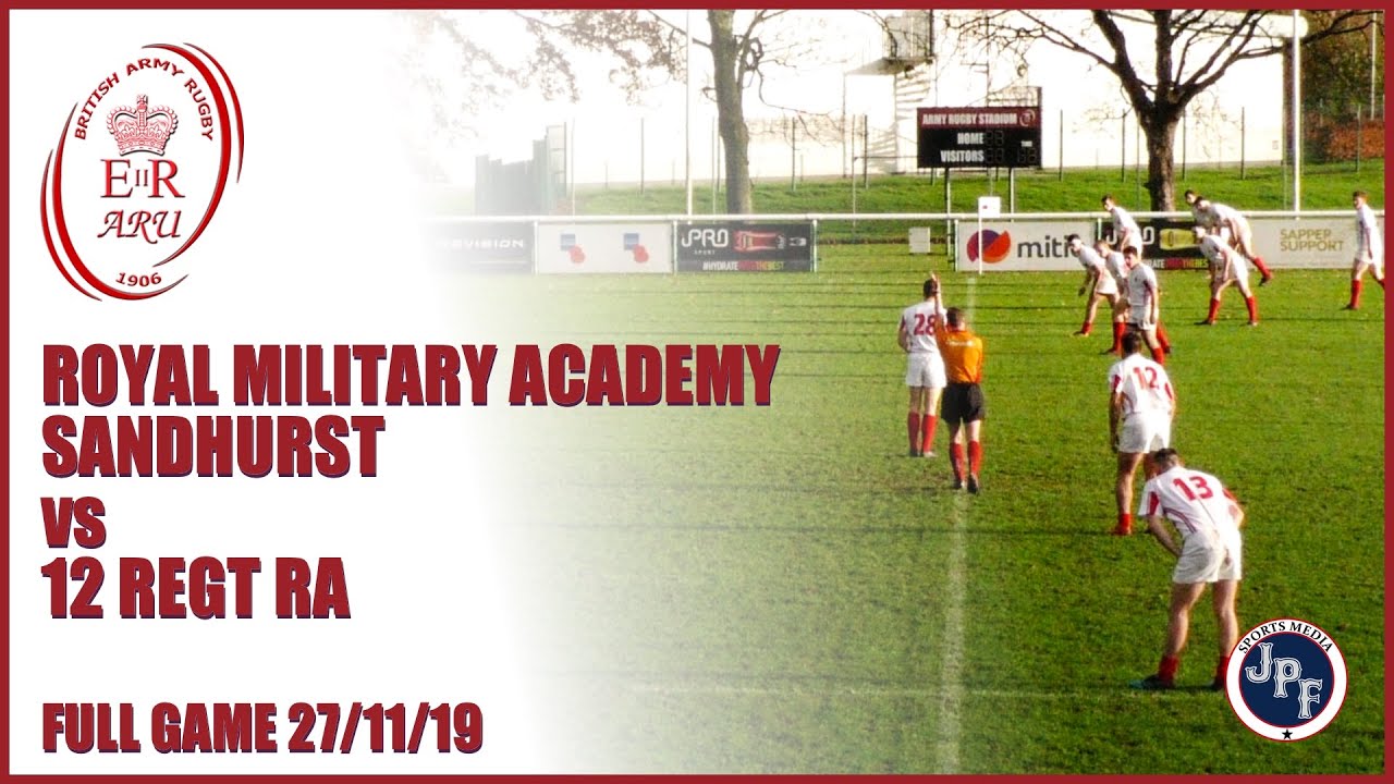 RMAS vs 12 Regt RA FULL GAME 27-11-19 - YouTube