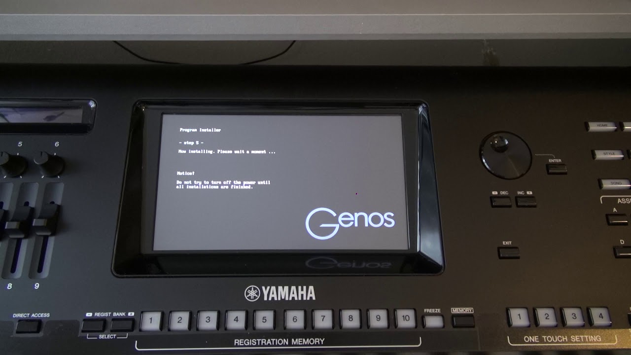 Genos Firmware Upgrade Process - V 2.0 to V2.1 - YouTube