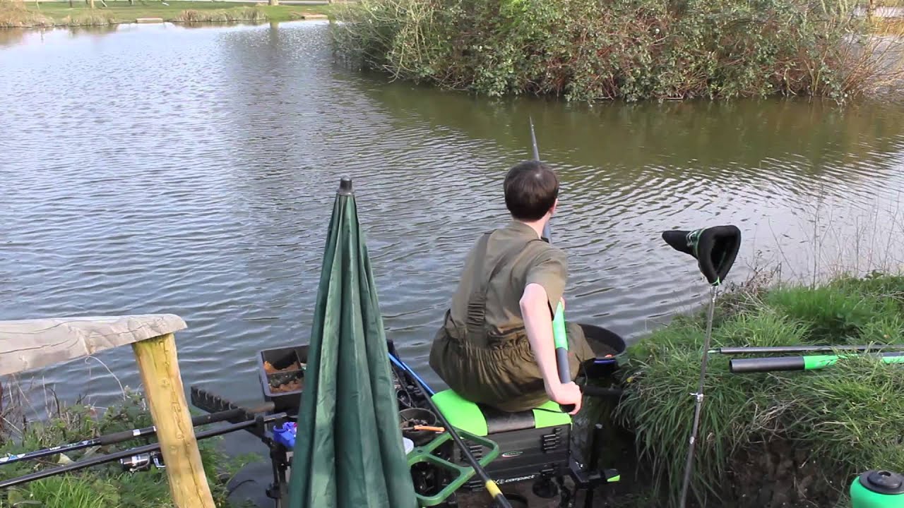 Long pole shallow fishing at manor farm leisure. - YouTube