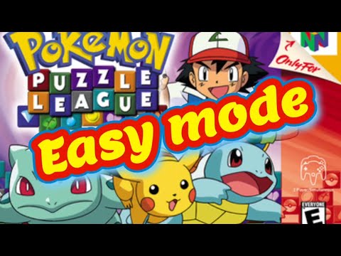 N64 Classics - Pokemon Puzzle League| Complete Easy mode - YouTube