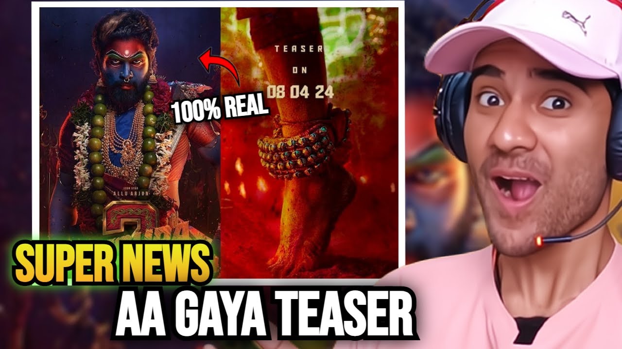 Pushpa 2 Teaser poster Review | Allu Arjun | Pushpa 2 Teaser Release ...