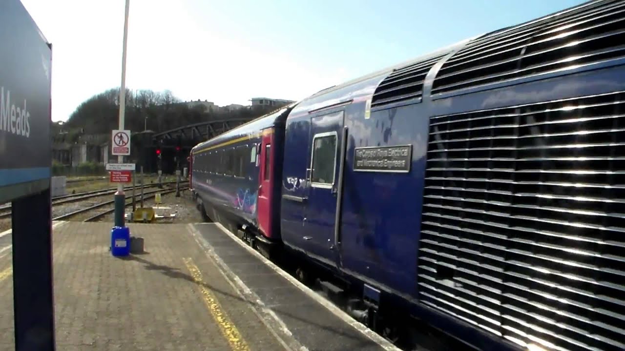 FGW Class 43, 43002 & 43070, 1C09 departing Bristol Temple Meads (31st ...