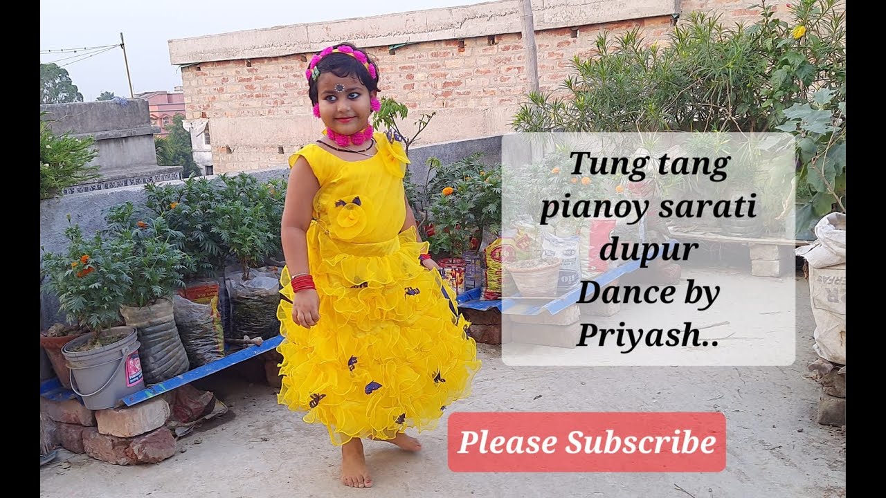 Tung Tang piyanoy sarati dupur II II Bangla kids Dance song II Cover by ...