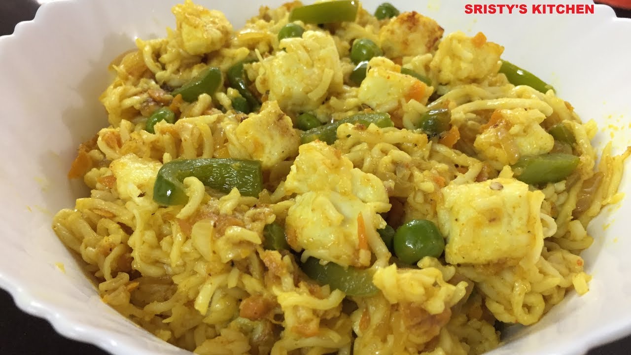 Veg Fried Maggi Recipe | Paneer Maggi | Masala Maggi Noodles - YouTube