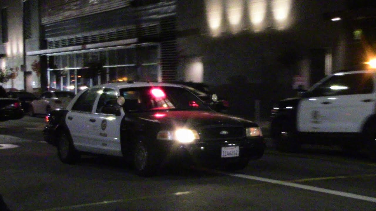 8 LAPD Units Responding - YouTube