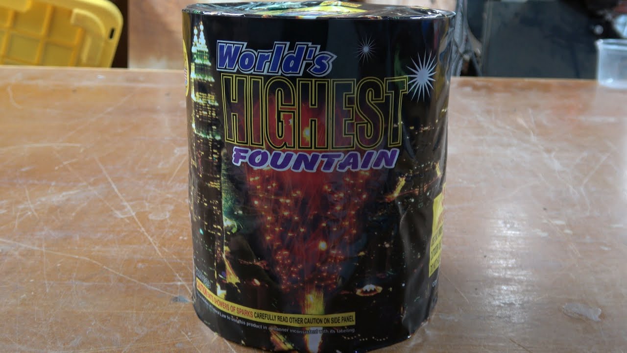 Worlds Highest Fountain by World Class Fireworks - YouTube