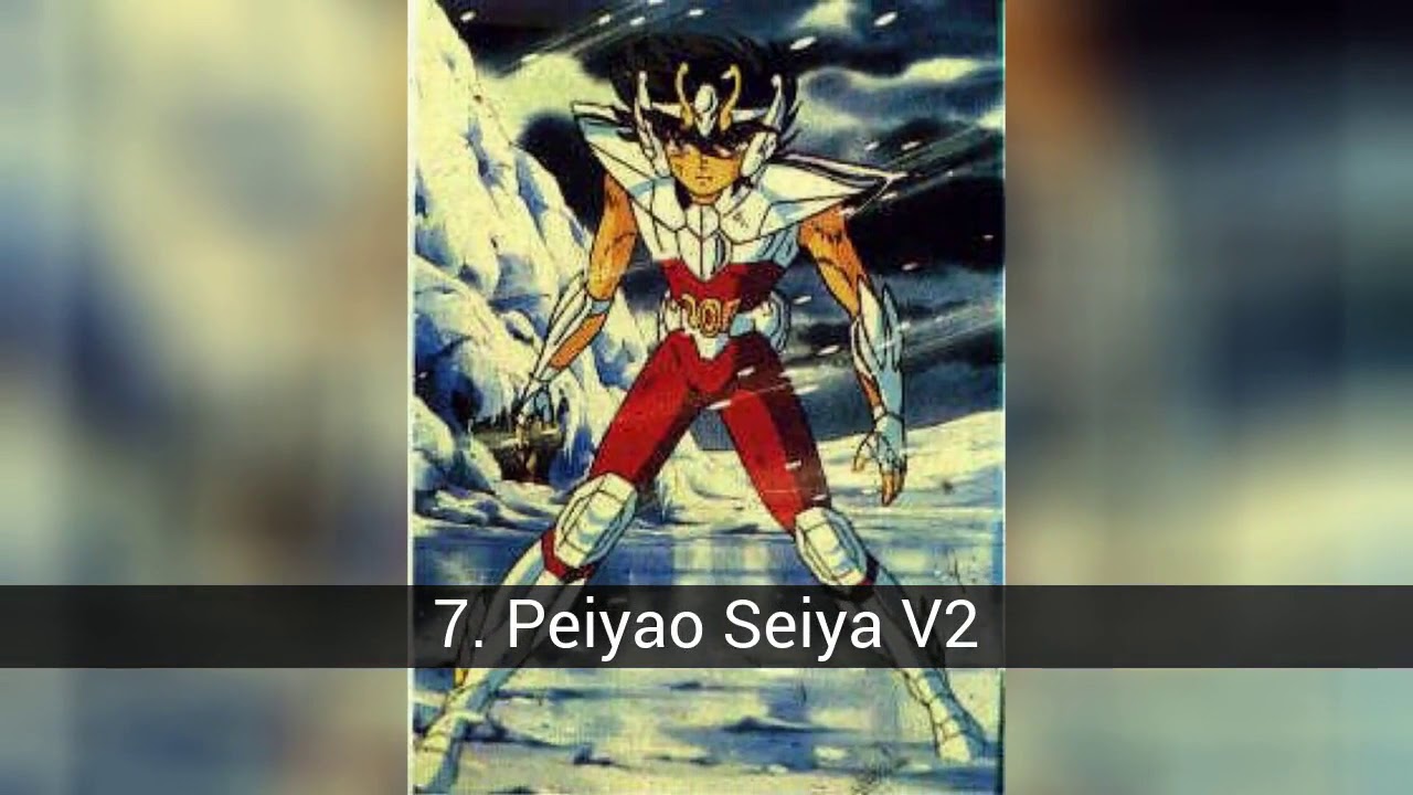 The best armors of Seiya - YouTube