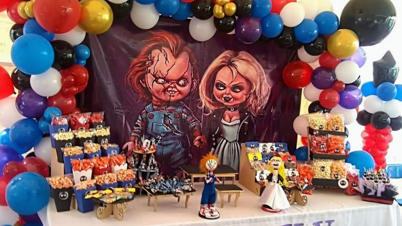 chucky ideas para fiesta /DECORACIÓN TEMATICA CHUCKY /IDEAS INFANTILES ...