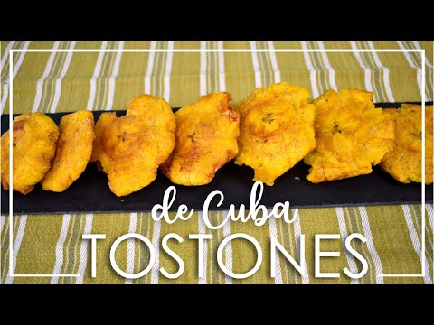 Tostones cubanos. Receta con 3 ingredientes, explicada paso a paso ...