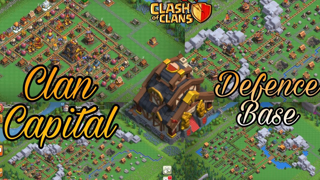 New Clan Capital Level 10 Defense Base Layout / Clash of Clans Live ...