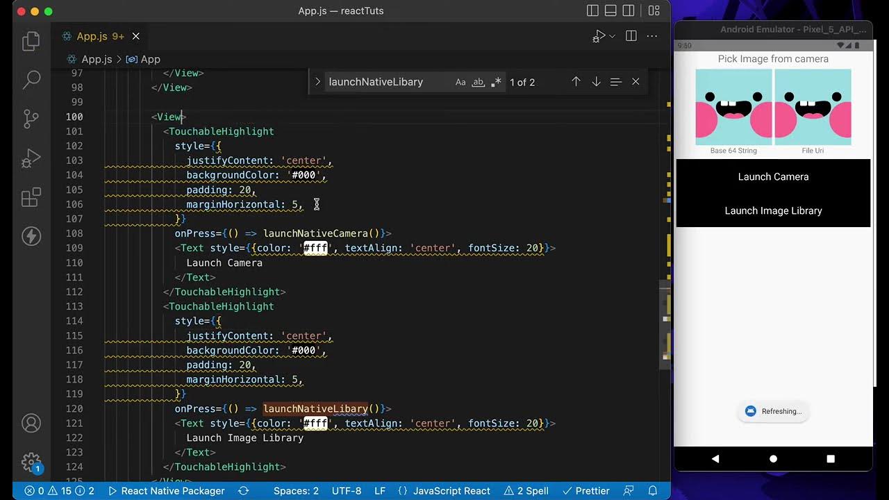 Upload image from gallery || React Native - YouTube