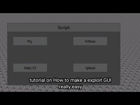 tutorial On How To Make Exploit GUI Easy - YouTube