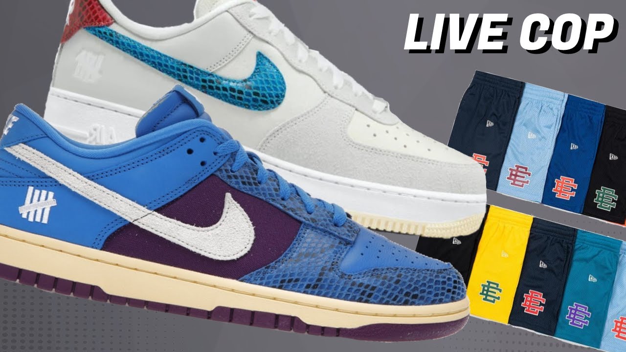 Dunk Low x Undefeated 5 On It Pack + Eric Emanuel x MLB x NEW ERA & Off ...