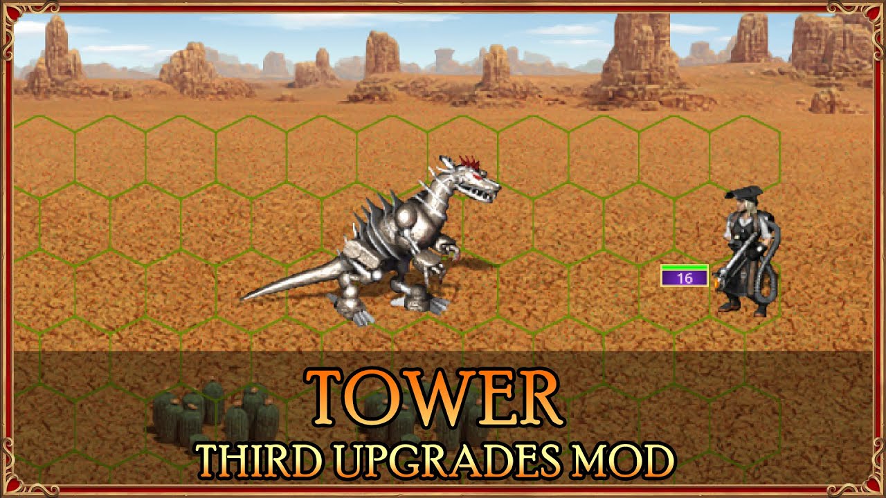 Tower with alternative Golem Dragon - Third Upgrades mod for VCMI - YouTube