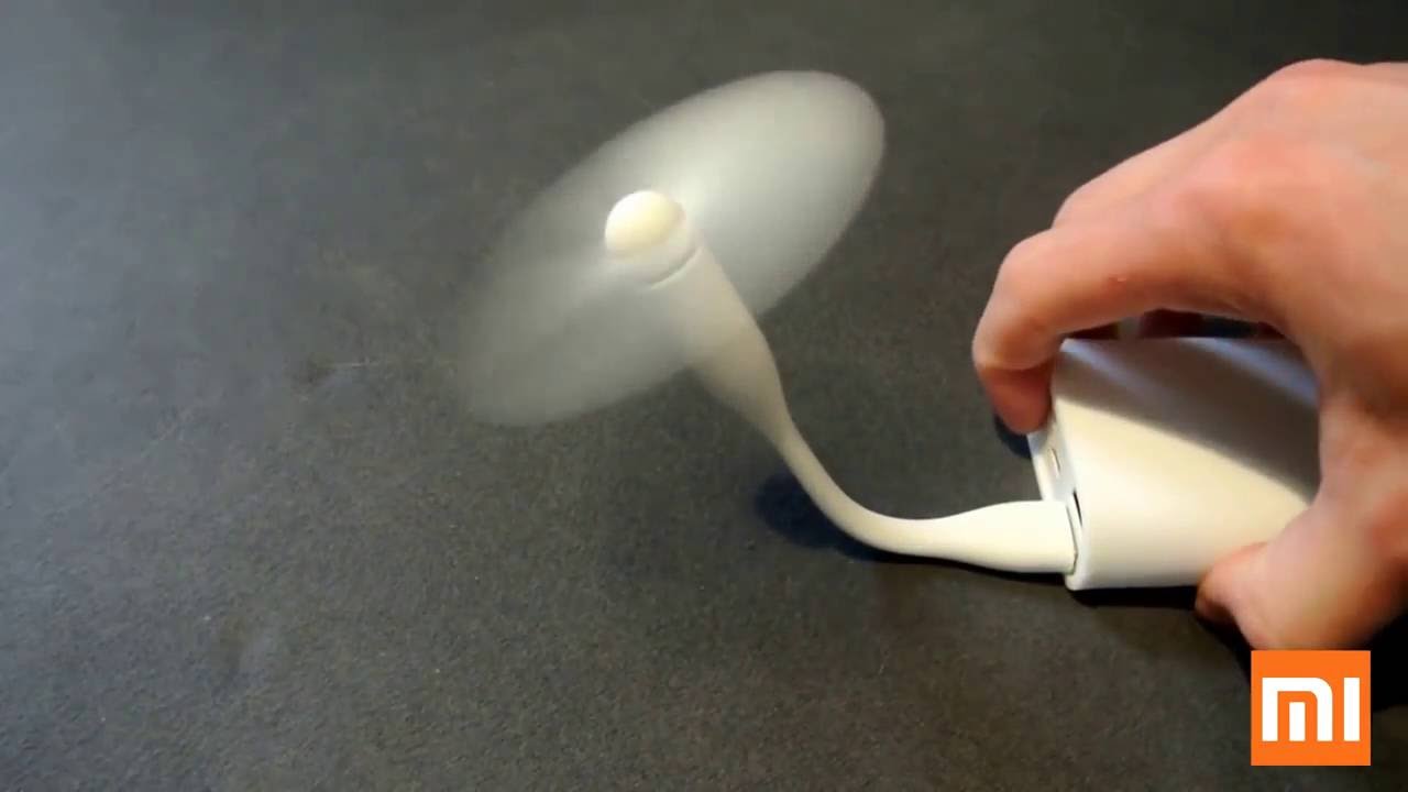 Xiaomi Mi Portable Fan Prueba - YouTube