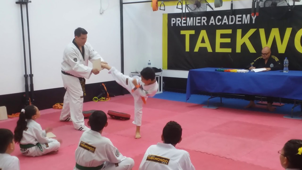 Rompimiento Tabla - "Cinta Naranja" - Mio y Hermano - Taekwondo - YouTube