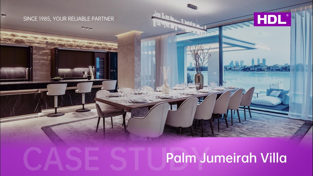 Home Automation in Palm Jumeirah Villa - YouTube