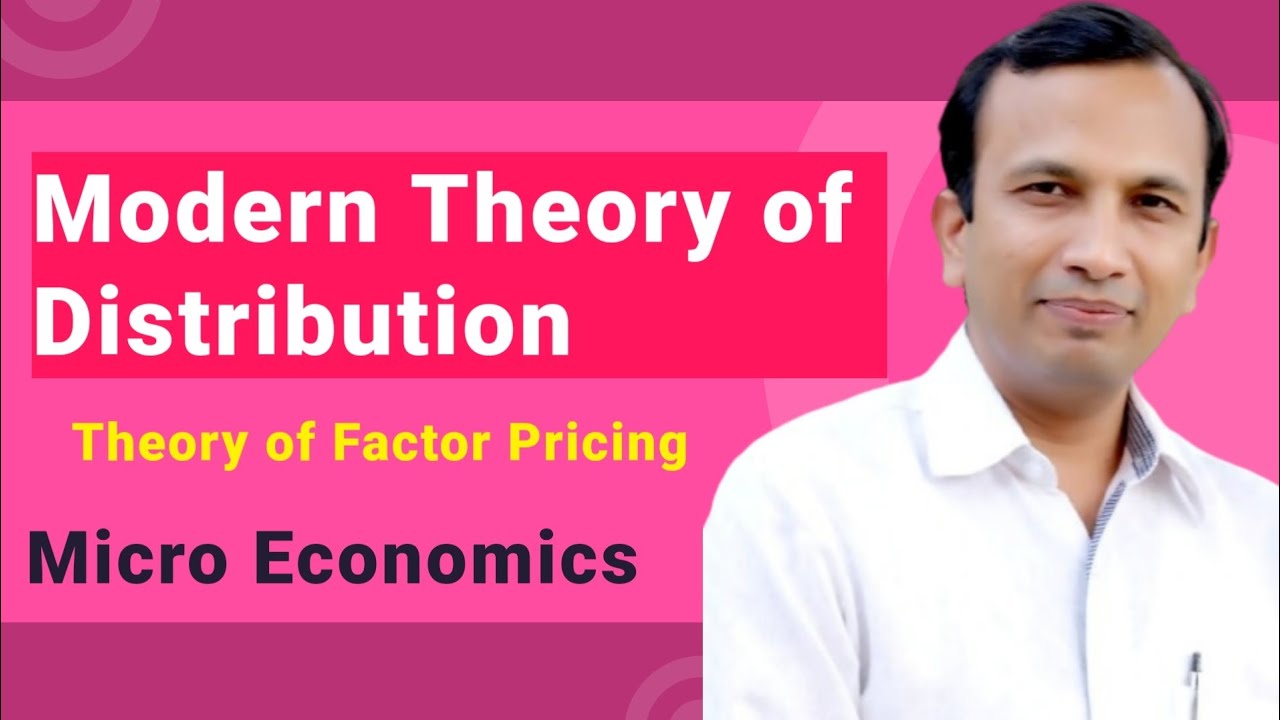Modern Theory of Distribution in Hindi || Factor Pricing Theory ...