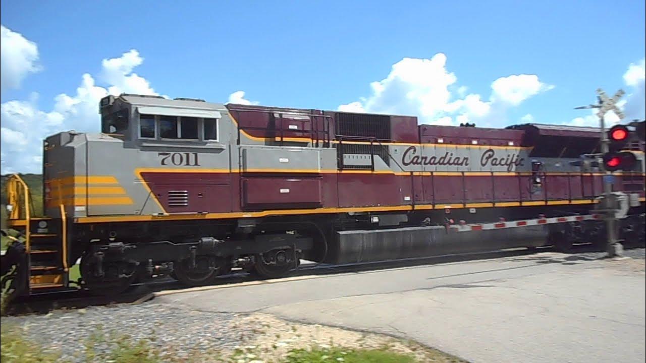 CP 7011 SD70ACU Heritage (2nd Unit) w/CP 8534 leading CP 474 manifest 8/1/20 - YouTube