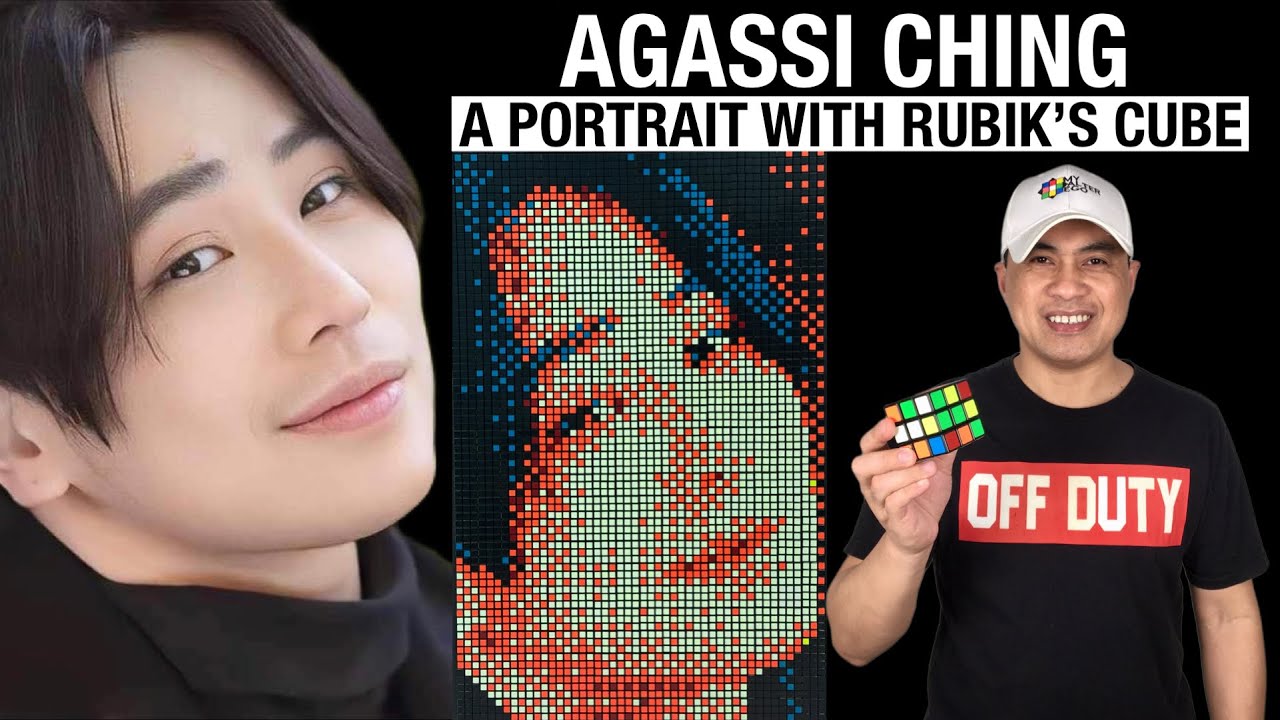 AGASSI CHING PORTRAIT WITH RUBIK’S CUBE @AgassiChing | MY aLTeR eGo ...