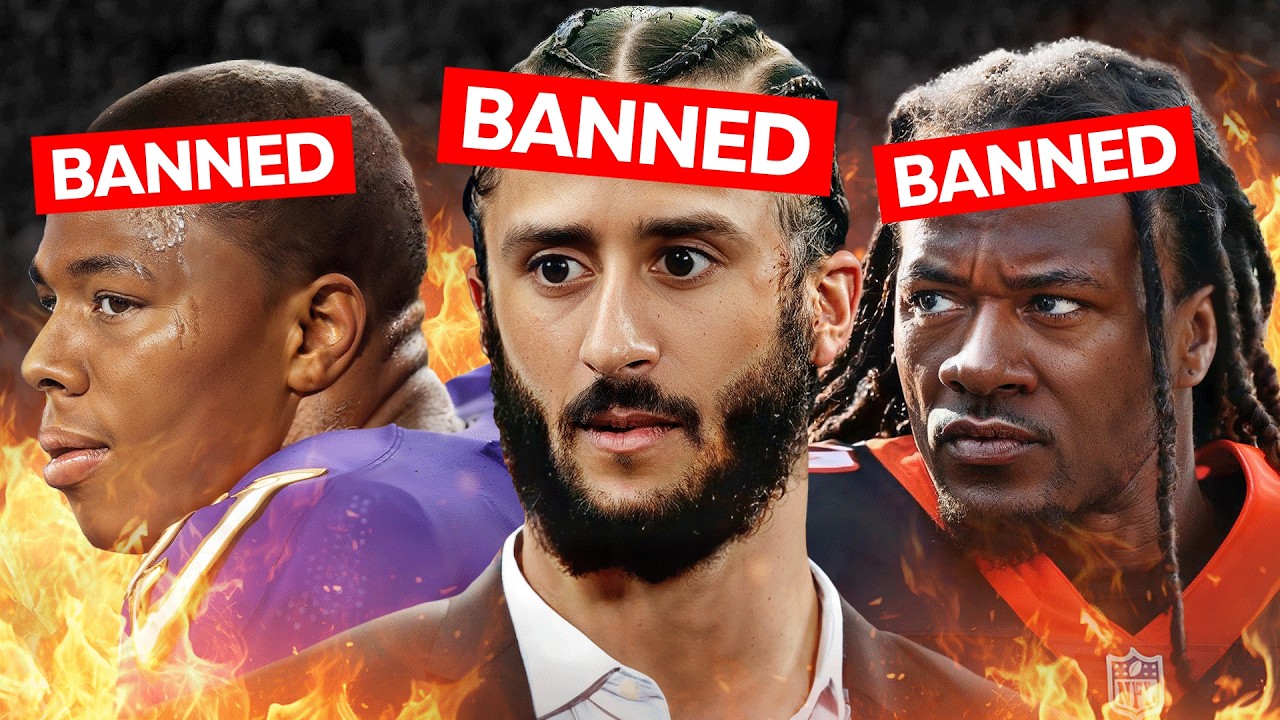 The NFL's Most Infamous BANNED Players - YouTube