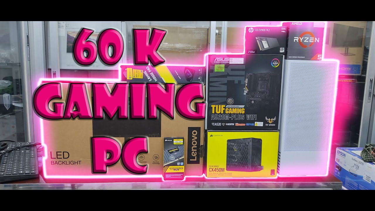 New 60k Gaming PC Build | Asus TUF Gaming PC - YouTube