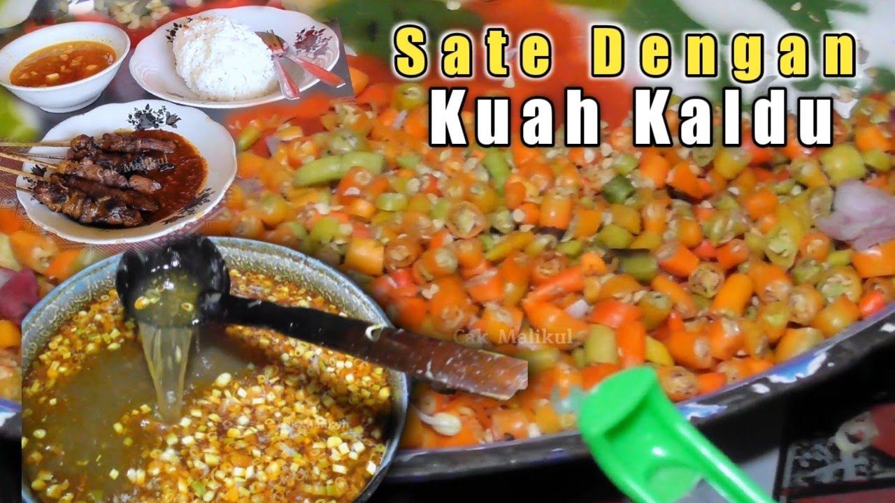 ANEH! Kuah Kaldu Dengan Sate Rame Ribuan Porsi Terjual Tiap Harinya ...